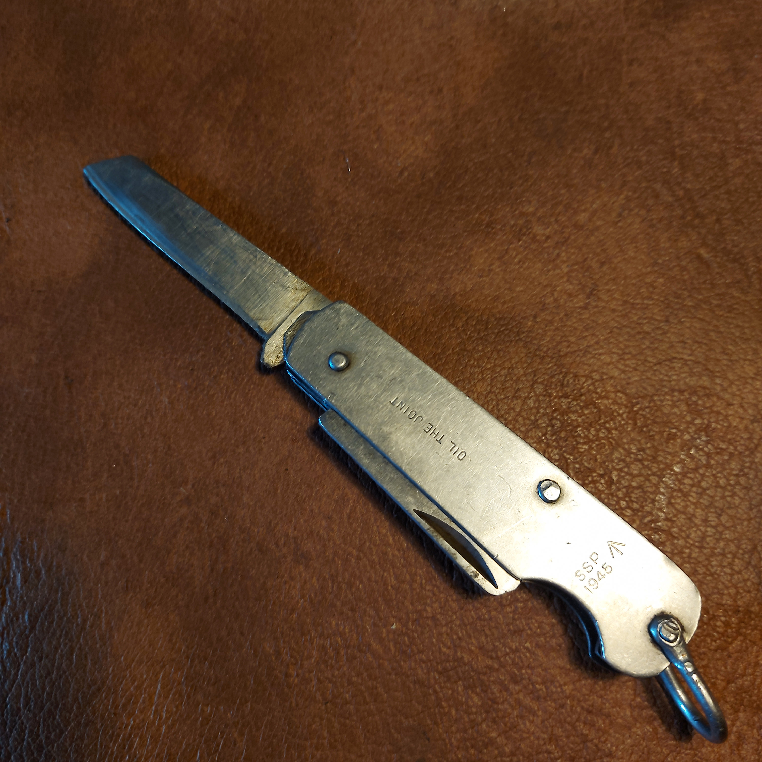 WWII Military Clasp Knife 1945 SSP Tropical Issue Pocket Knife British ...