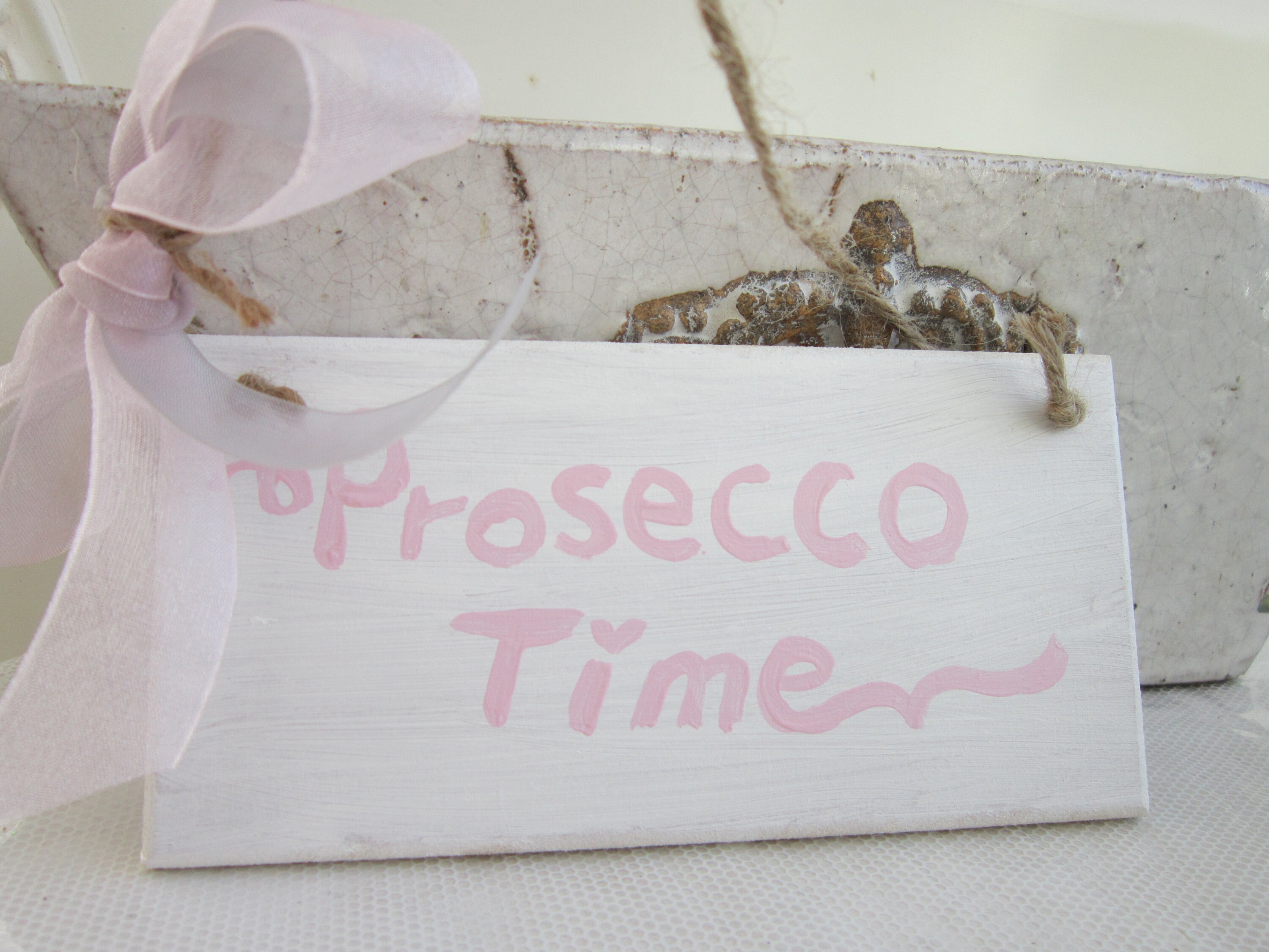 Prosecco Sign Hand Painted Prosecco Time Wooden Sign - Etsy UK