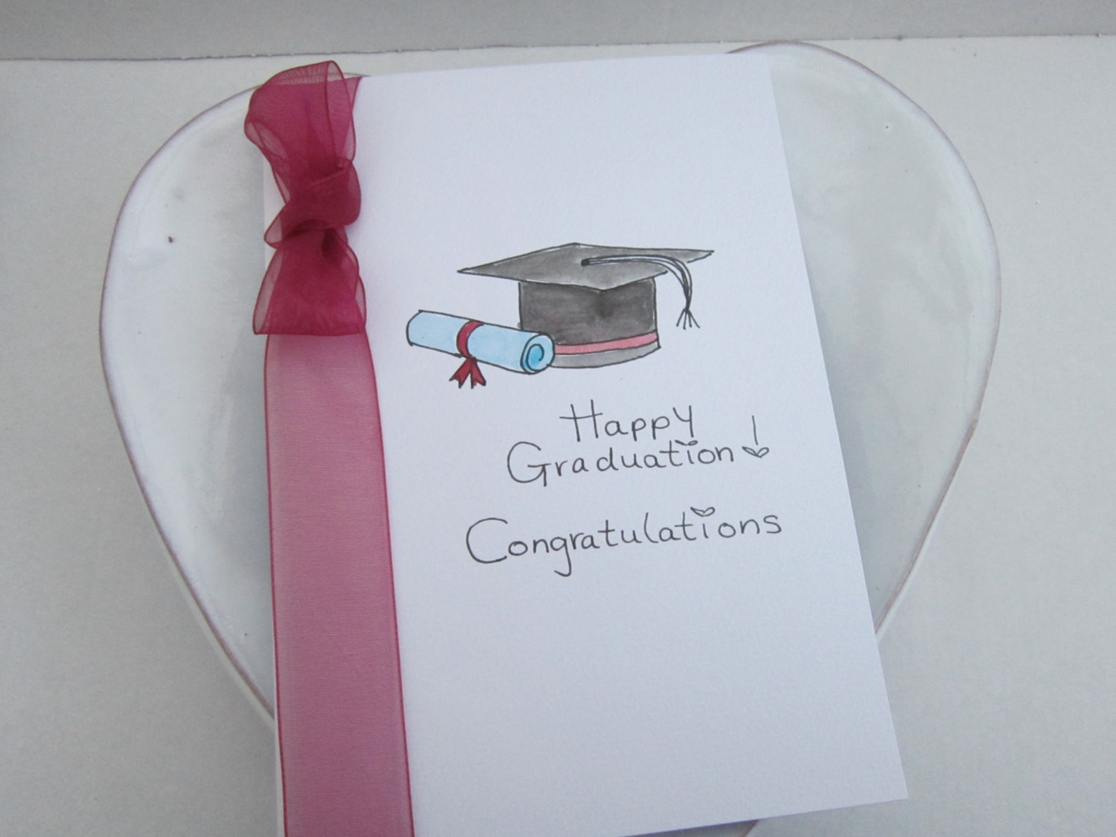Graduation Card Watercolour Card Handpainted Card Daughter - Etsy UK