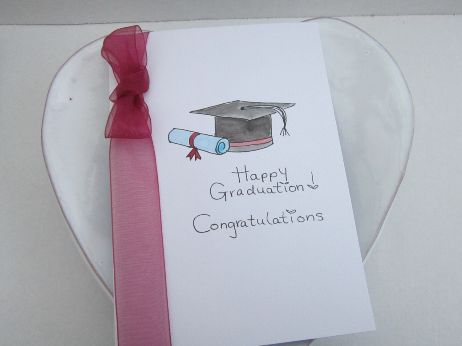 Graduation Card Watercolour Card Handpainted Card Daughter - Etsy UK