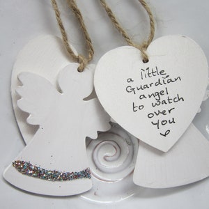 Angel, Guardian Angel, Angel Gift, Hand Painted, Xmas Gift, Daughter ...