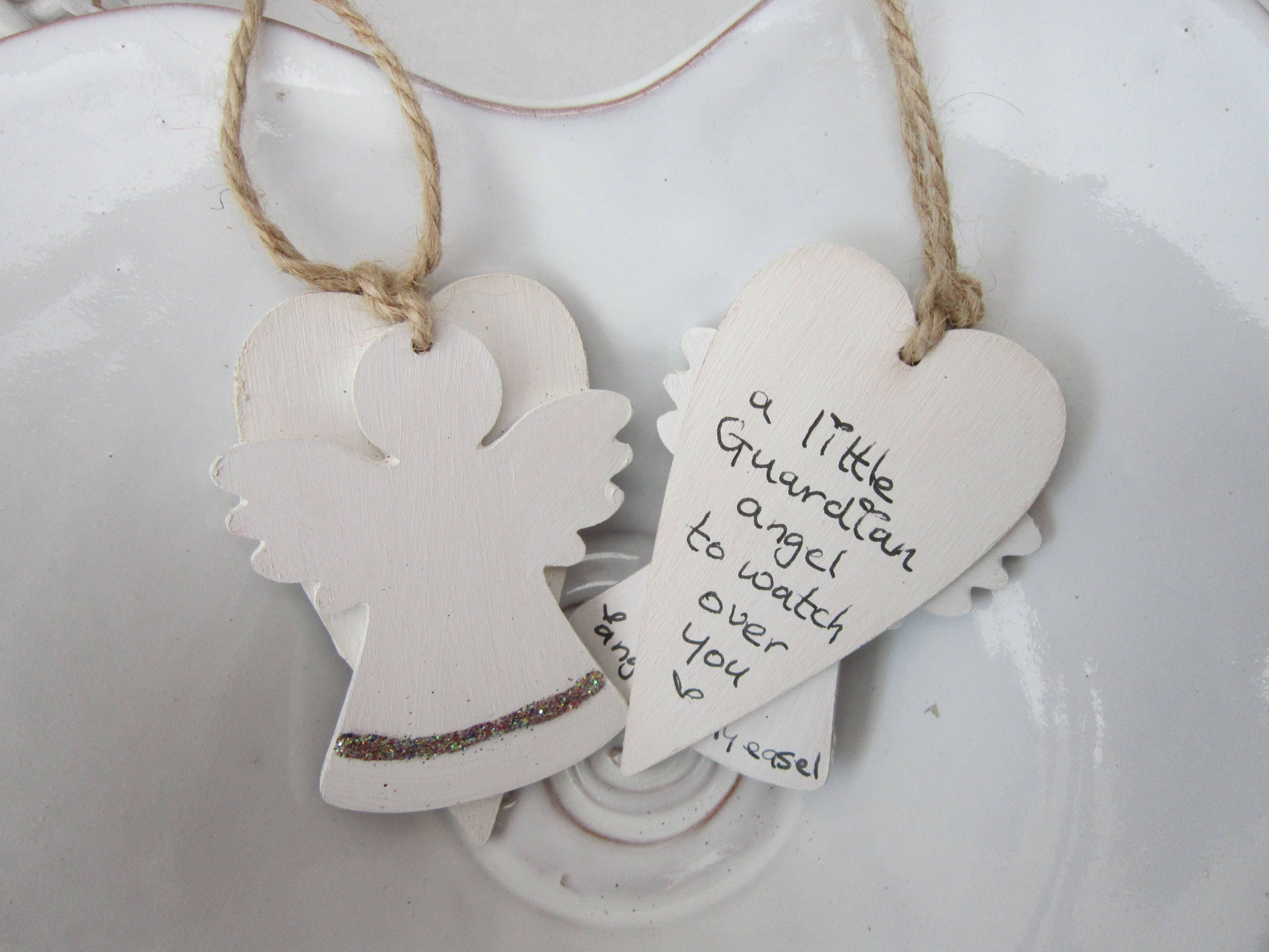 Angel Guardian Angel Angel Gift Hand Painted Xmas Gift - Etsy UK