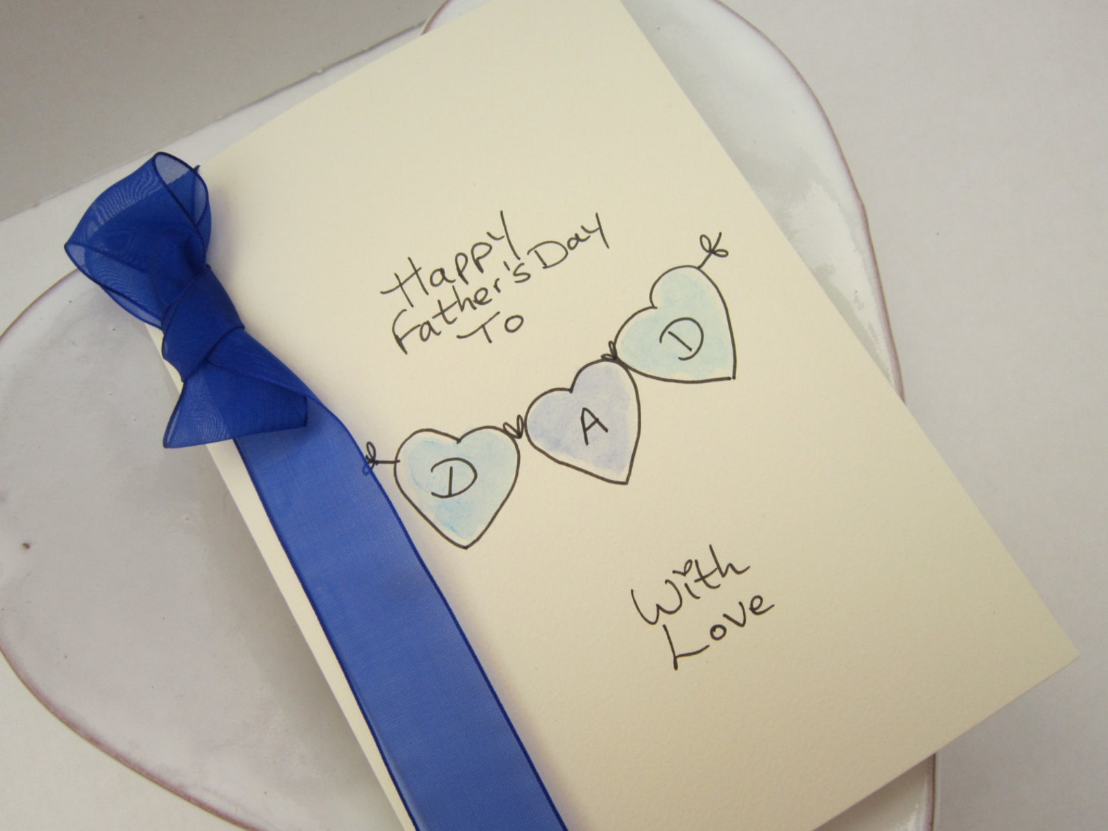 Watercolour Dad Card Father's Day Card Hand Painted - Etsy UK