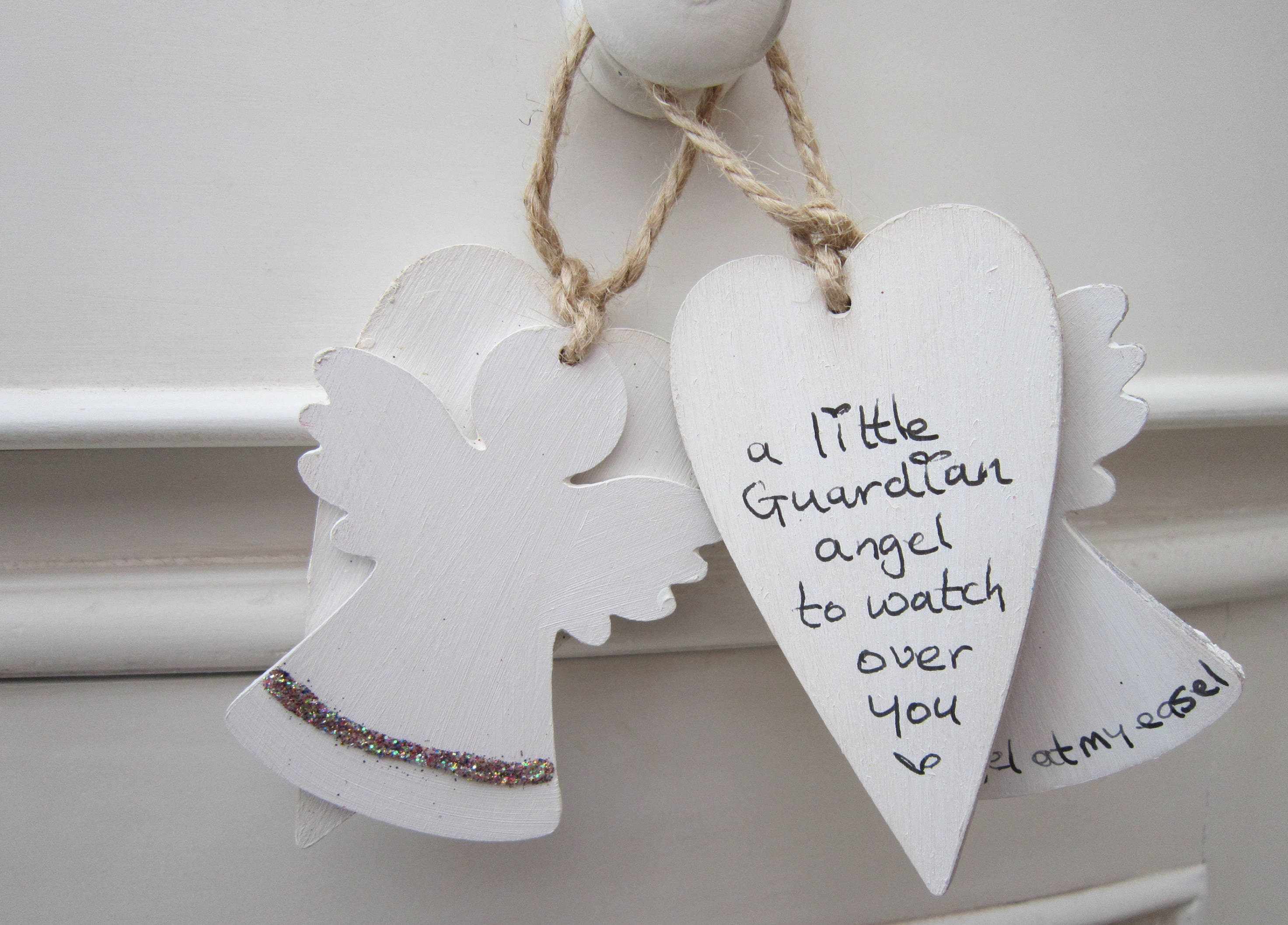 Angel Guardian Angel Angel Gift Hand Painted Xmas Gift - Etsy UK