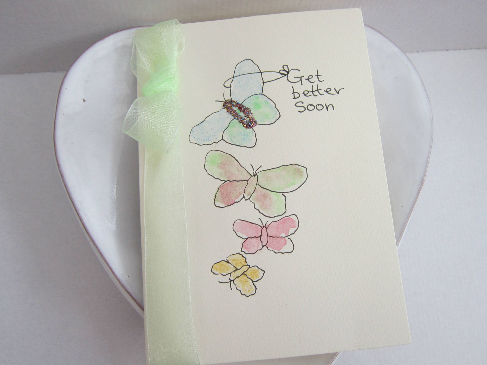 Get Better Card Watercolour Card Get Well Card Wish You - Etsy UK