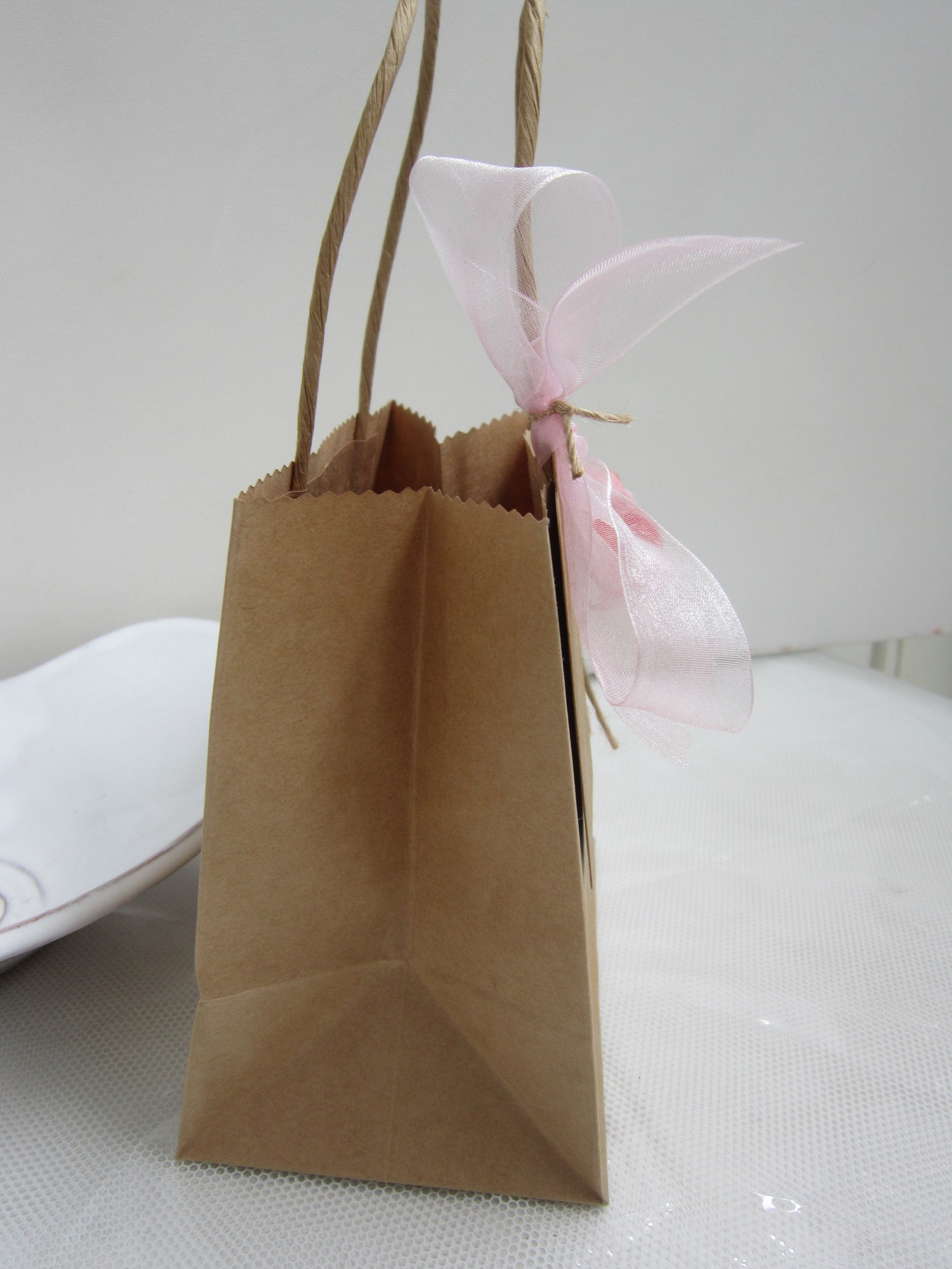 Set Two Gift Bags, Paper Rose, Handmade Gift Bags, Birthday Gifts ...