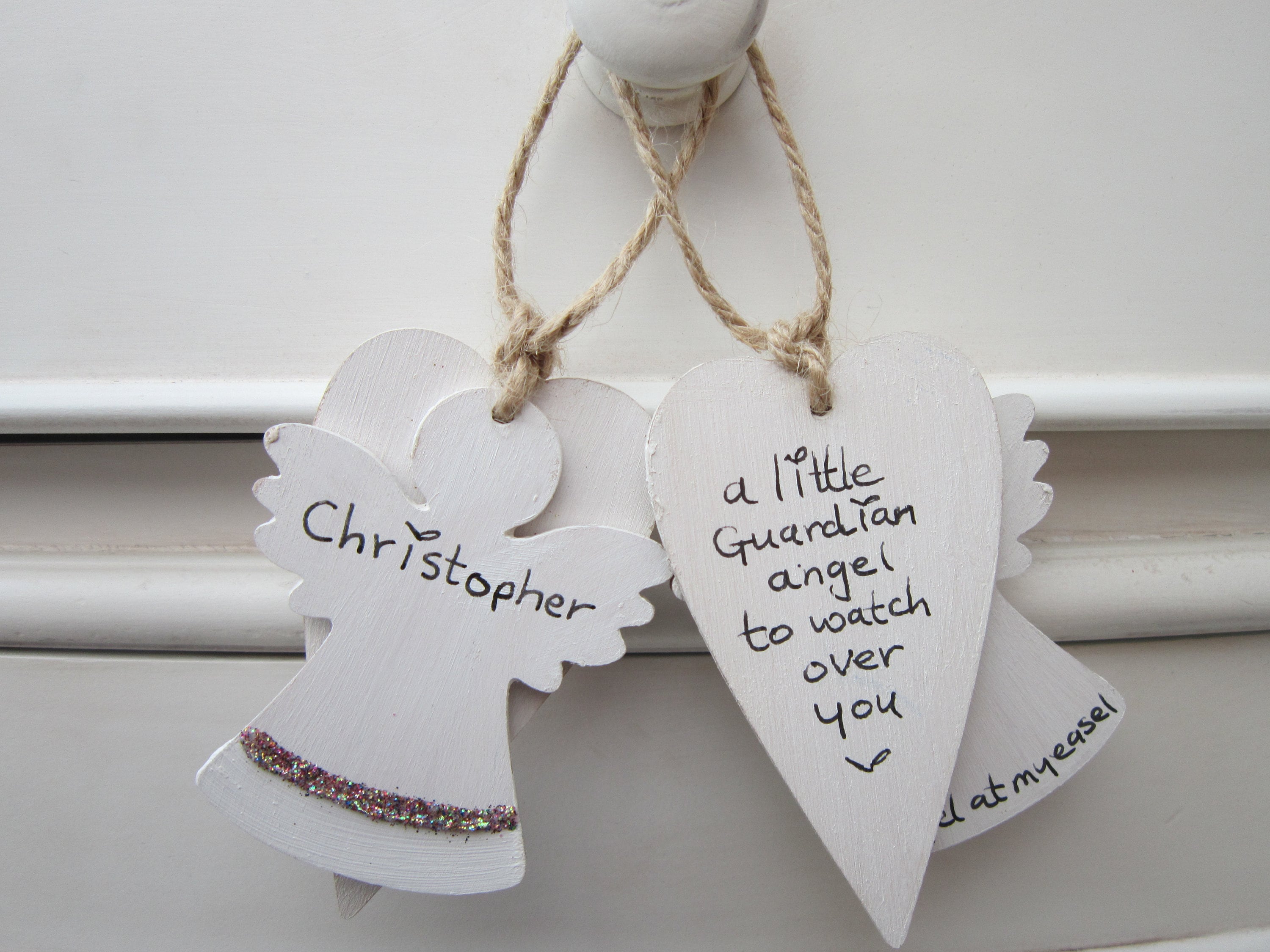 Angel Guardian Angel Angel Gift Hand Painted Xmas Gift - Etsy UK