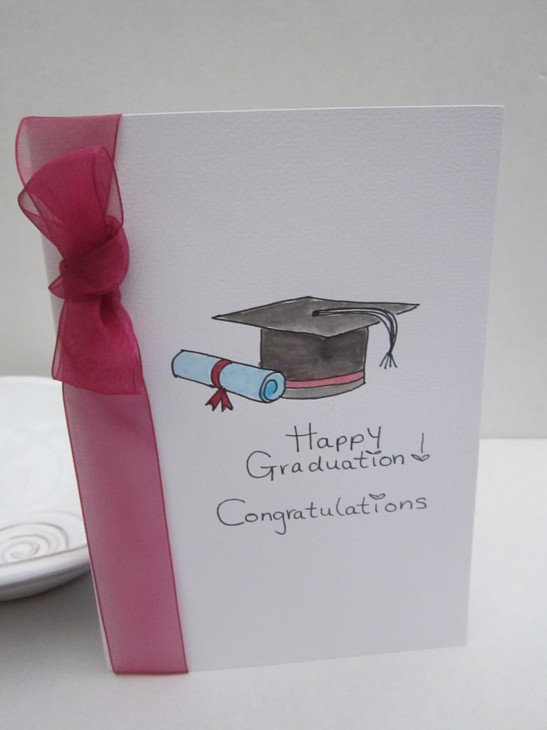 Graduation Card Watercolour Card Handpainted Card Daughter - Etsy UK