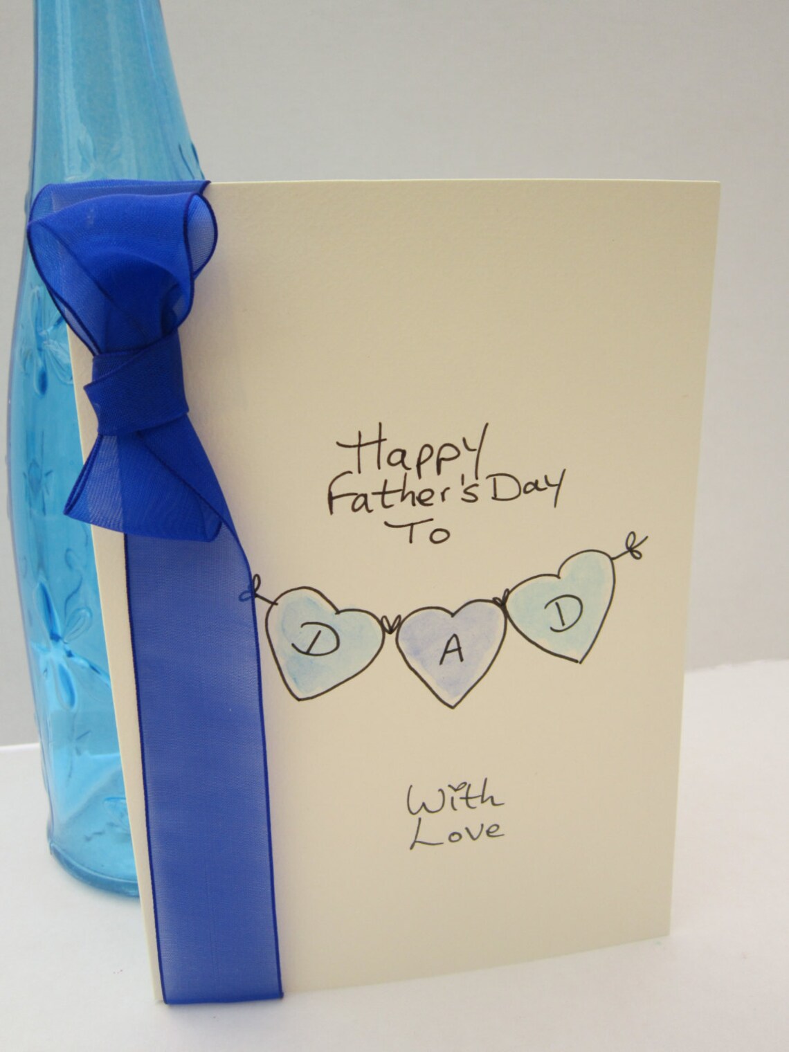 Watercolour Dad Card Father's Day Card Hand Painted - Etsy UK