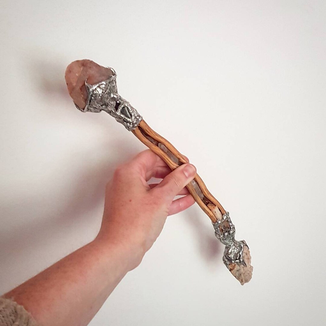 Crystal Wand, Spellcraft, Altar, Ritual, Ceremony. Australian Quartz ...