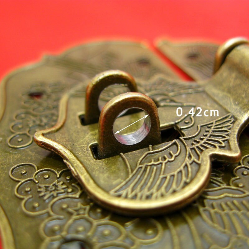 Pair of Retro Phoenix Hasp Bronze Double Hole Latches Wooden - Etsy