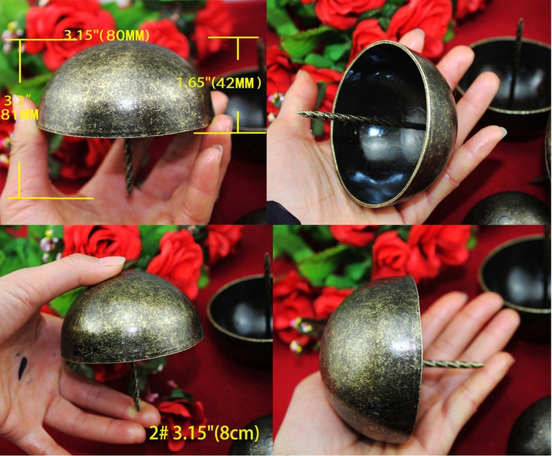 Vintage Door Tacks Round Head Upholstery Iron Décor Big Nail - Etsy