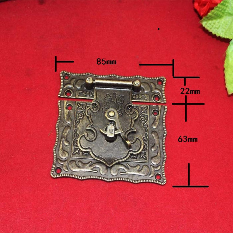 Restoring Ancient Hasp Large Panel Bronze Metal Lock Catch - Etsy