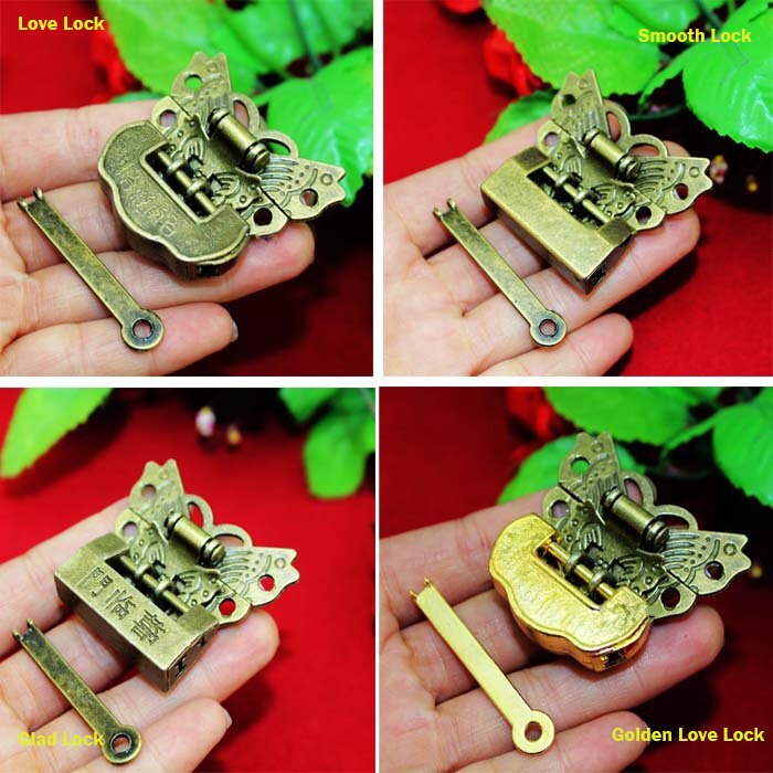 Alloy Antique Chinese Key Padlock butterfly Latch 45mm - Etsy