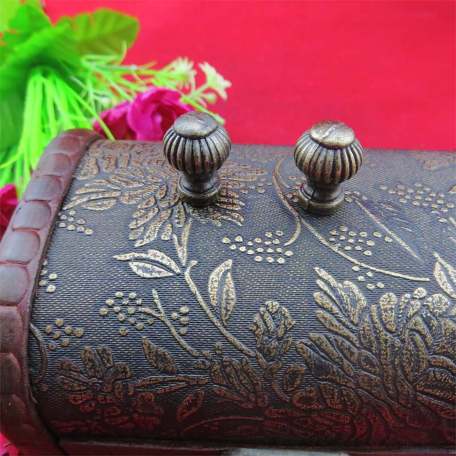 5 Lamp Knobs Ancient Metal Drawer Bureau Lantern Pulls | Etsy