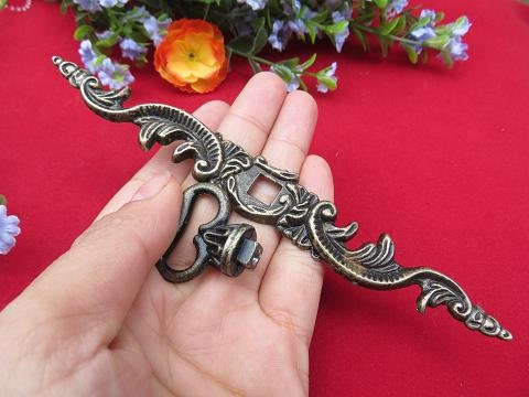 Dragon Pull Knobs Vintage Metal Old Style Drawer Long Pulls | Etsy