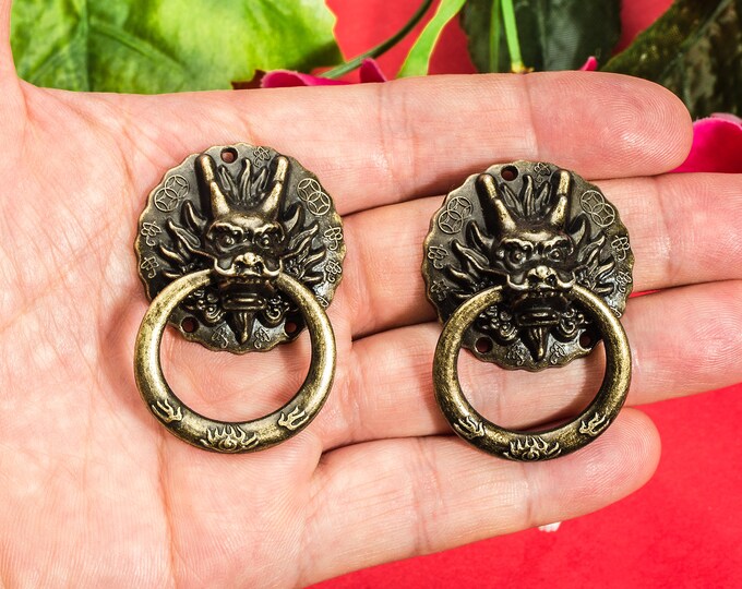 20 Retro Flower Edge Hinges Bronze Iron Box Chest 90 Degree - Etsy