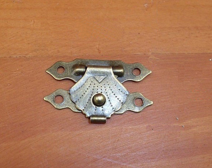 4 Small Flower Hasps Classic Padlock Metal Gift Wooden Box | Etsy