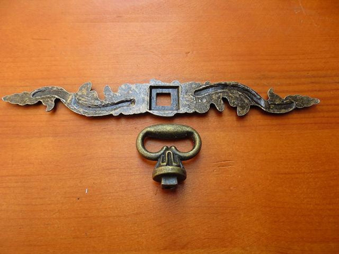 Dragon Pull Knobs Vintage Metal Old Style Drawer Long Pulls | Etsy