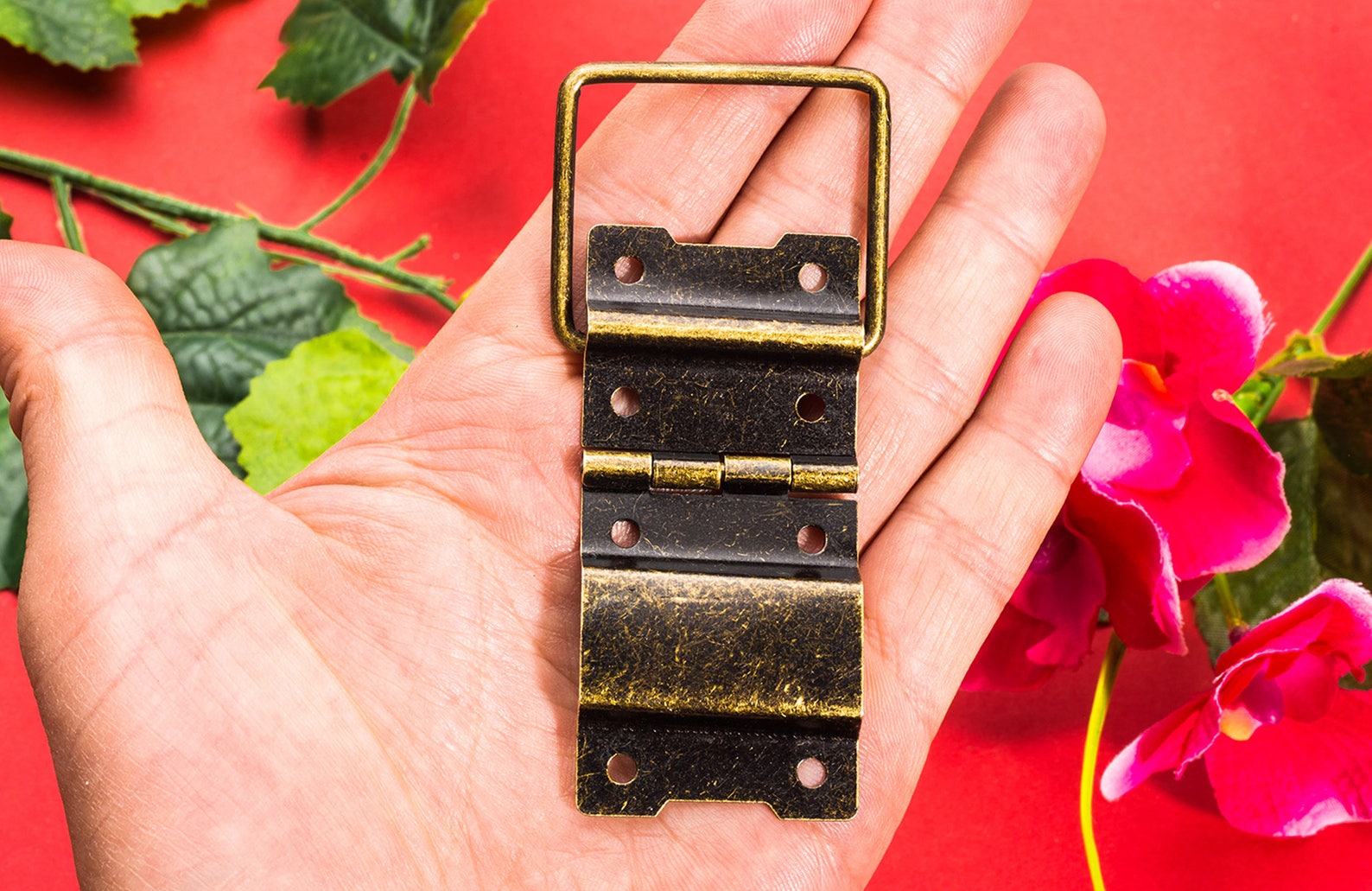 4 Retro Connected Hinges Black Bronze Divide Hinge Iron - Etsy