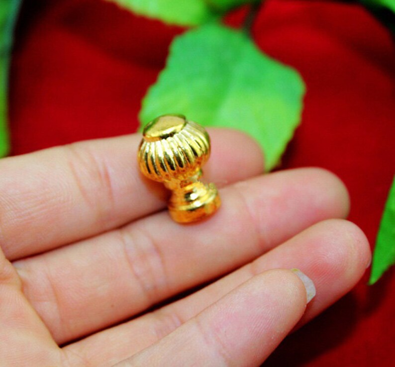 5 Lamp Knobs Ancient Metal Drawer Bureau Lantern Pulls | Etsy