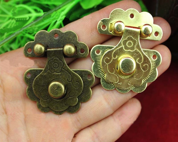 Classic Box Hasp Lock Catch Alloy Latches Wooden Chest - Etsy