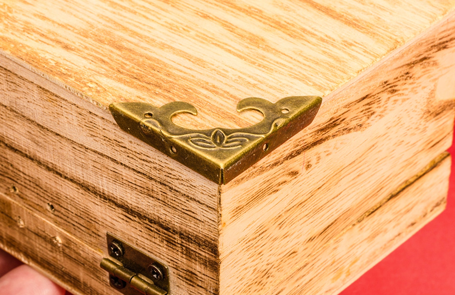 20 Yellow Short Corners Vintage Bronze Iron Wooden Box Cover - Etsy