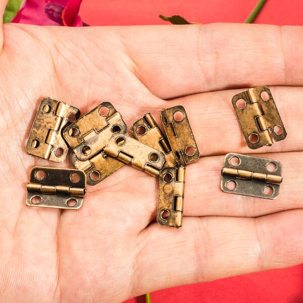 Antique Small Hinges - Etsy