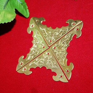 4 or 20 Triangle Yellow Corners Paster Iron Accent Trim Protection ...