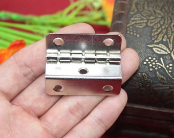 6 Bronze Right Angle Hinges Metal Three Fold Hinges 90 | Etsy