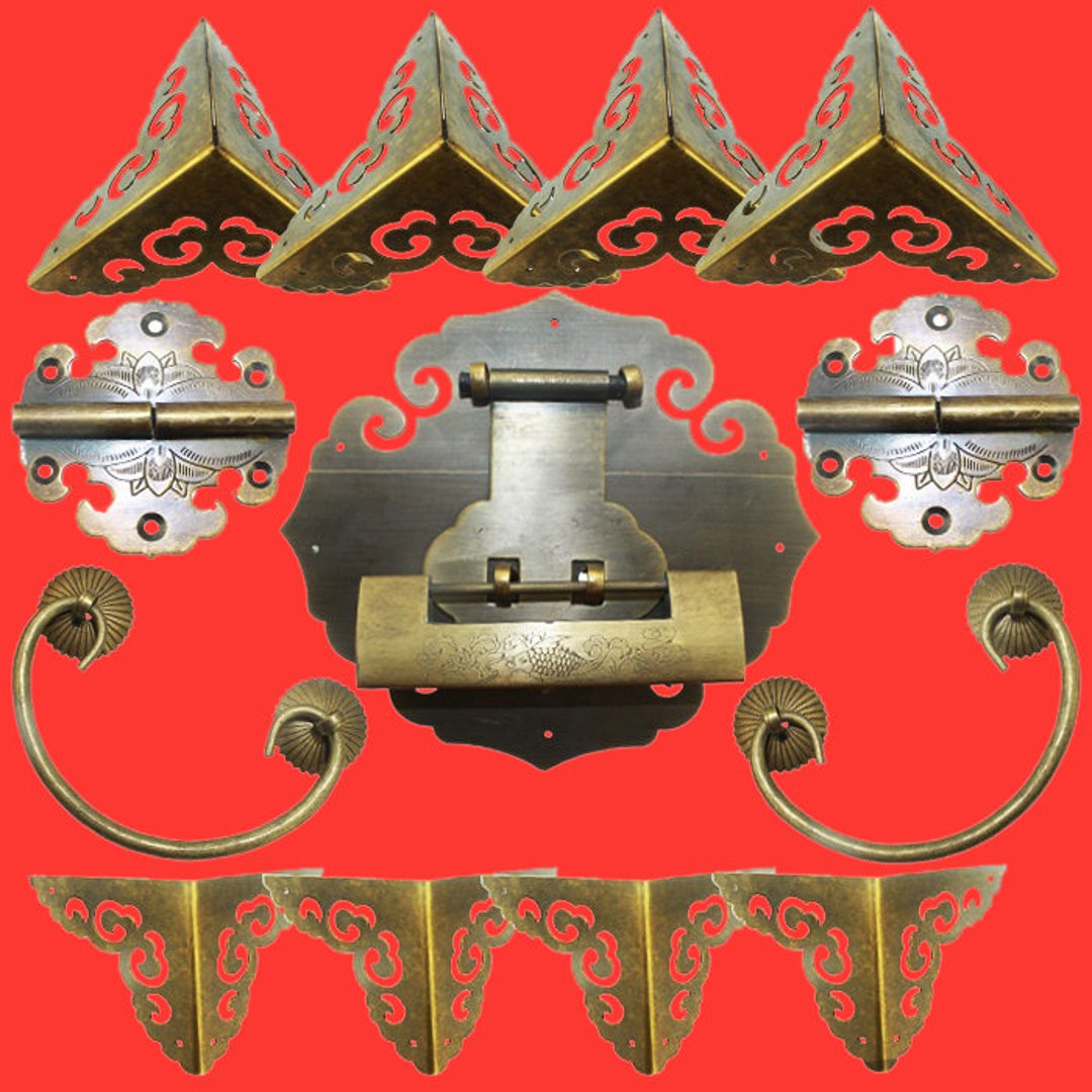 Chest Brass Latch14cm latchlock5.2cmpull Corners - Etsy