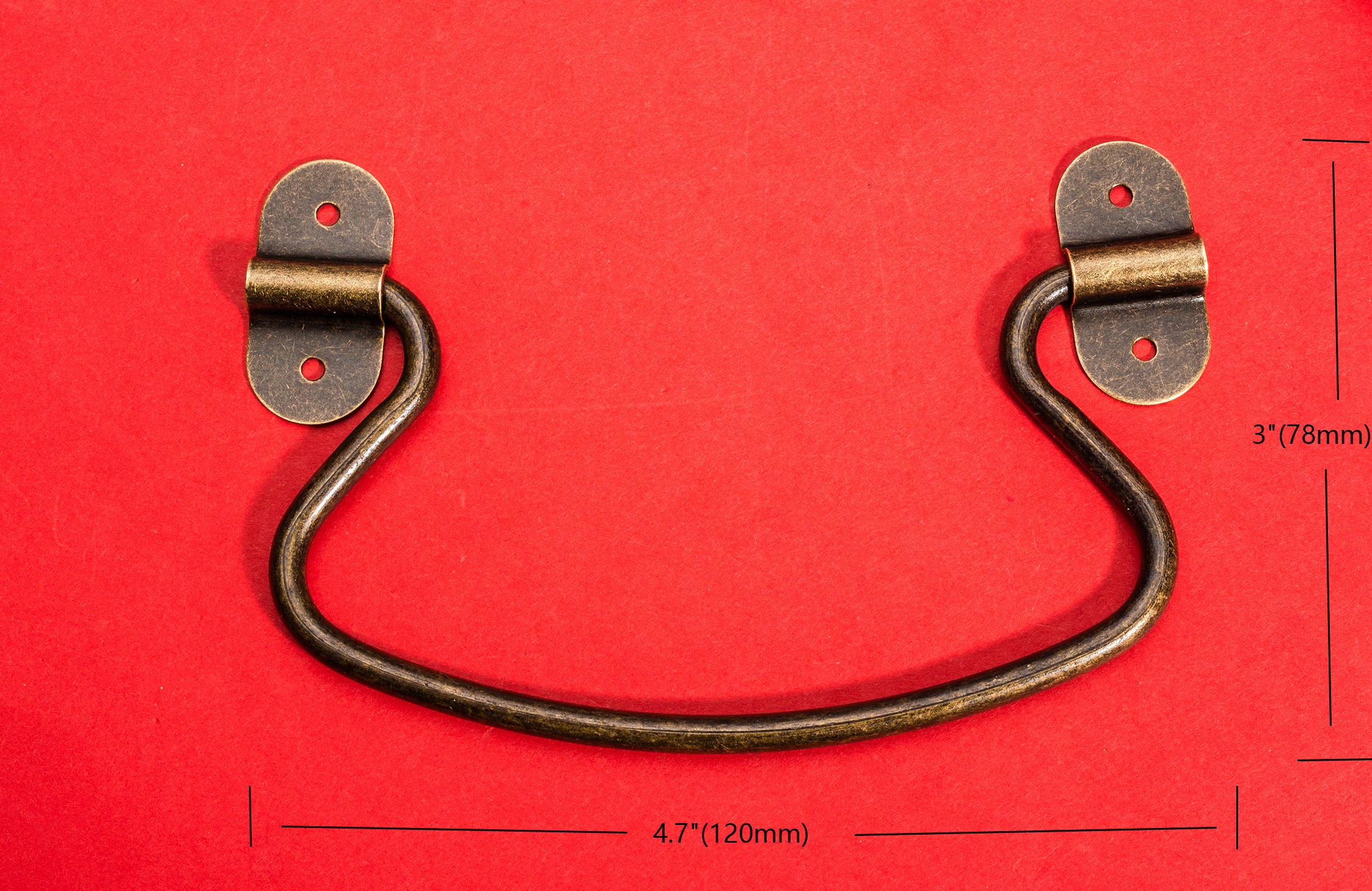 Classic Iron Pulls Retro Bureau Cabinet Draw Décor Drop - Etsy