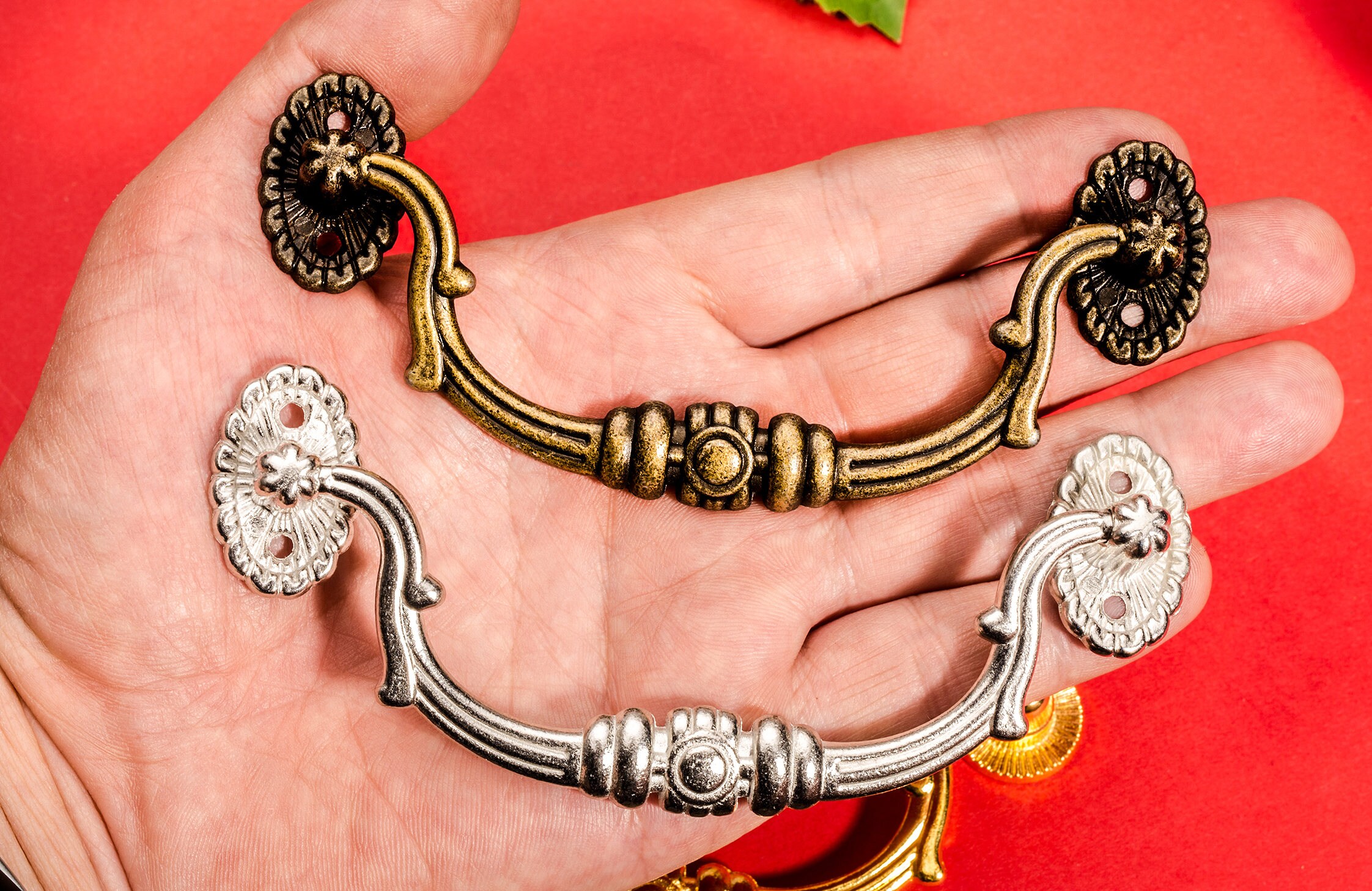 Vintage Drop Pulls Storage Box Long Handle Jewelry Wooden | Etsy