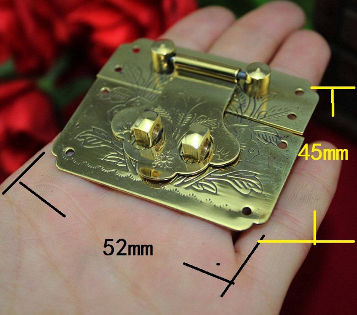 Copper Hasp Buckle Latches Classical Golden Yellow Senior Wine - Etsy