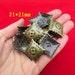 50 Accent Trim Spacers Flower Square Shape Decoration, Vintage Iron ...