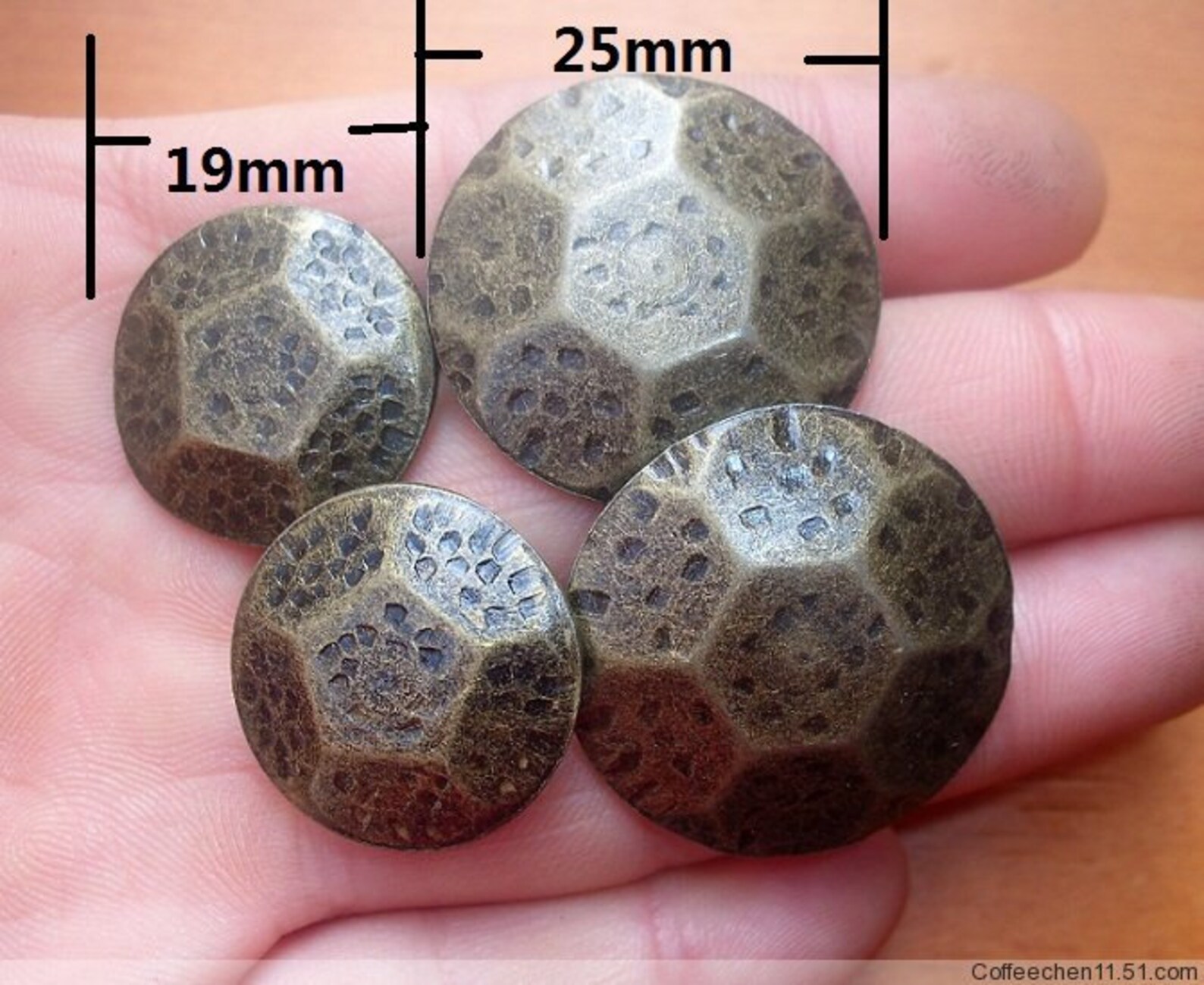 10 Round Head Tack Nails Bronze Color Vintage Upholstery - Etsy