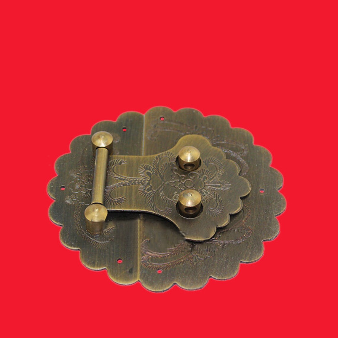 Classic Box Hasp Brass Flower Catch Latches Chest Suitcase - Etsy