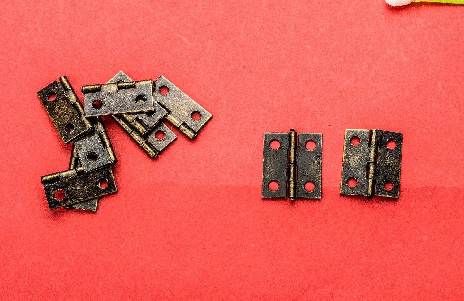 20 Mini Hidden Hinges Right Angle Iron Box Chest 180 Degree | Etsy