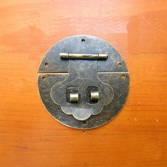 5 Classic Round Hasps Wooden Box Latch Iron Lock Catch - Etsy