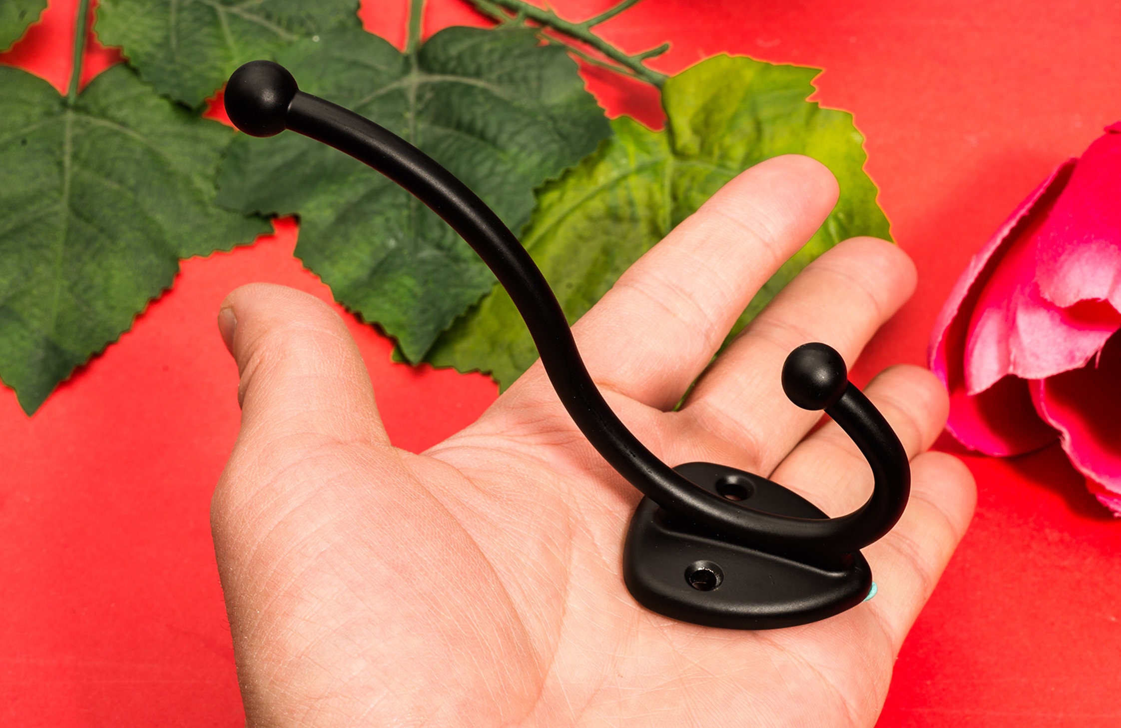 Ganchos de ropa vintage Retro bronce negro decoración | Etsy