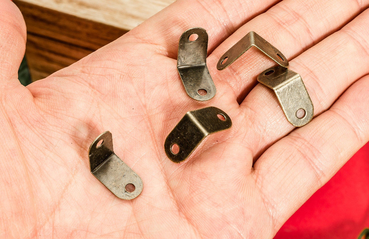 20 Mini L Bracket Box Edge Cover Corner Protectors Bronze | Etsy