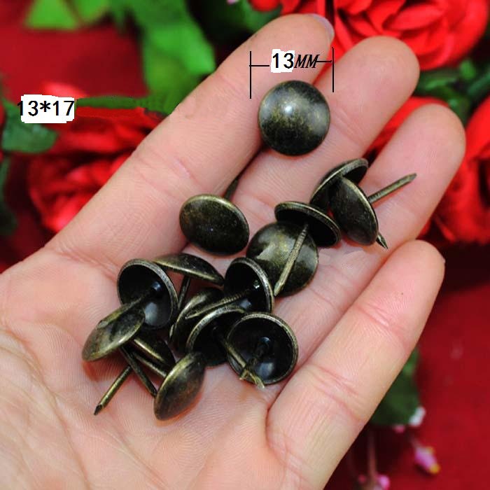 50 or 400 Round Head Tacks Bronze Color Upholstery Vintage - Etsy