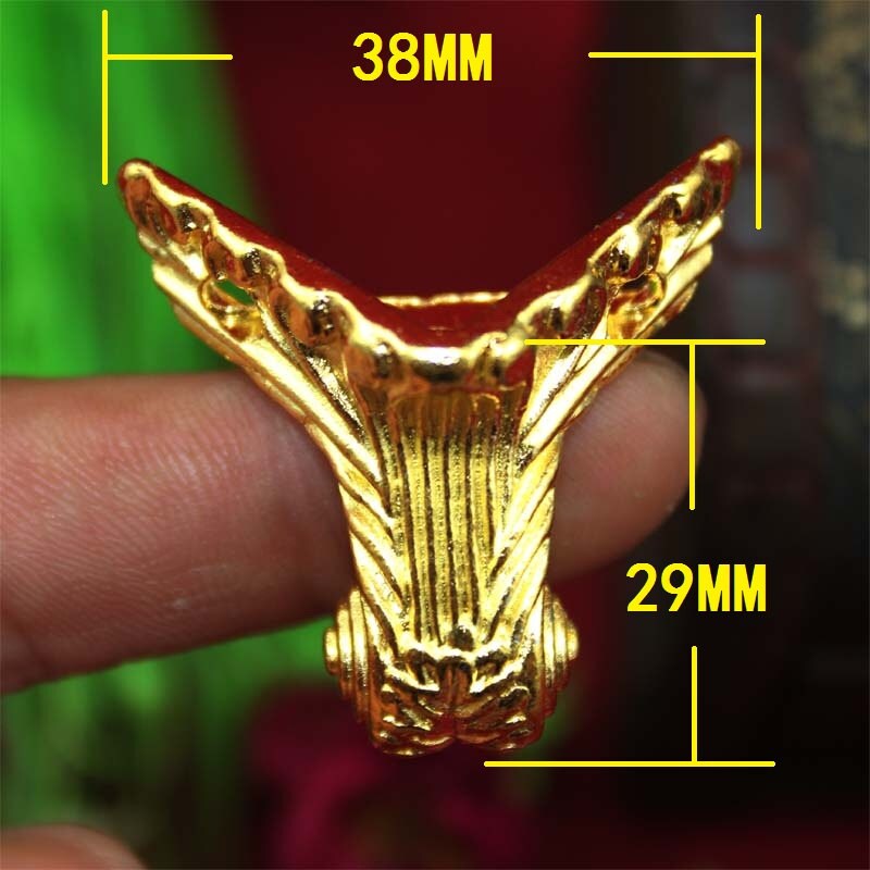 4PCS Yellow Wing Corners Classical Box Metal Four Sides Feet - Etsy