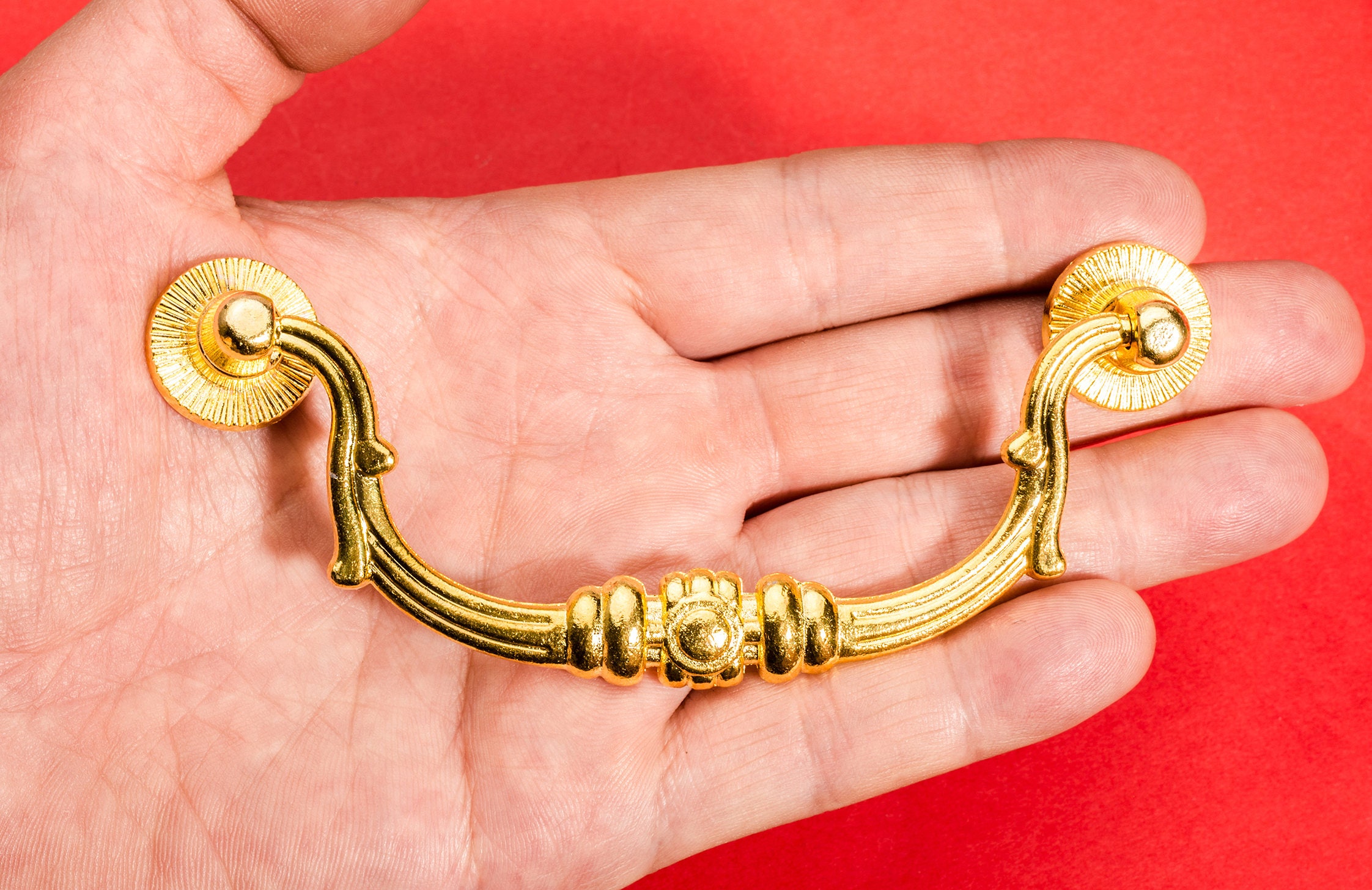 Vintage Drop Pulls Storage Box Long Handle Jewelry Wooden | Etsy