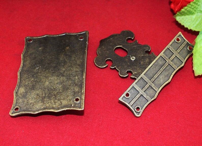 Restoring Ancient Hasp Large Panel Bronze Metal Lock Catch - Etsy