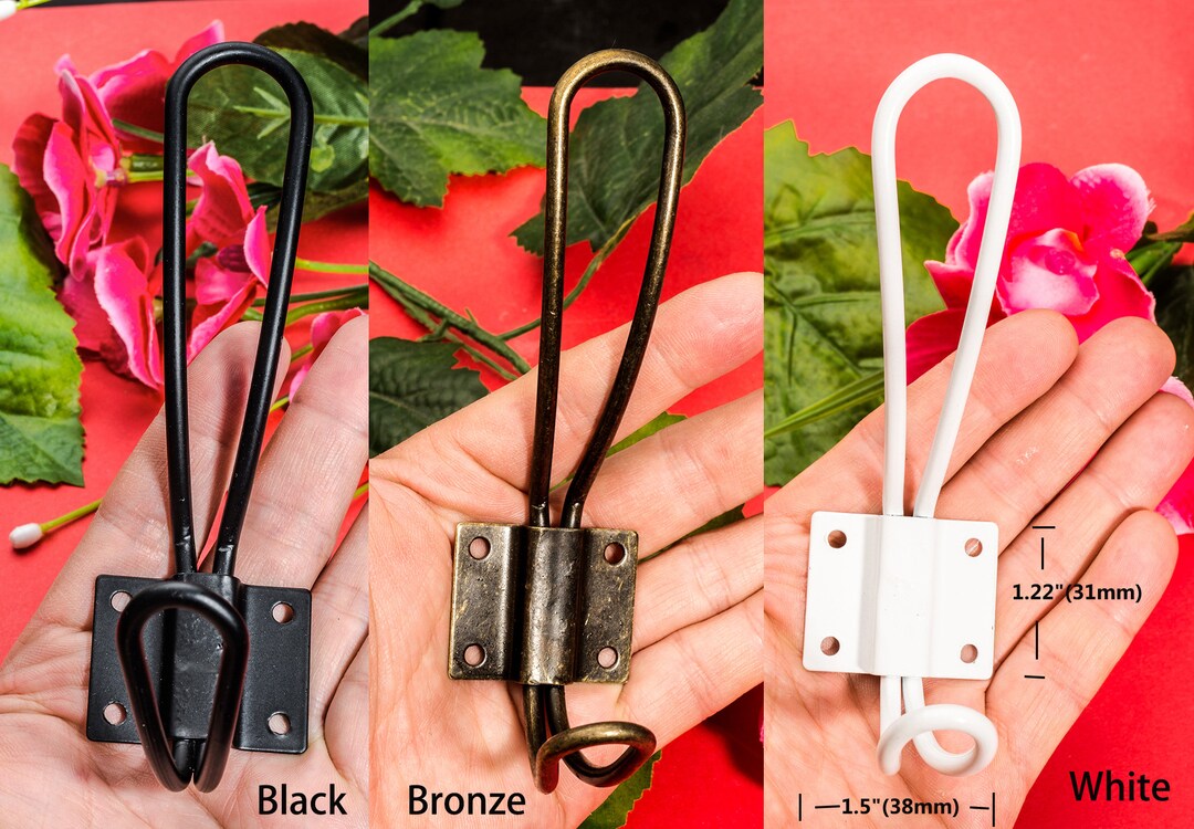 Modern Robe Hook retro Décor Iron Cabinet Standing Clothing Hooks 3 ...