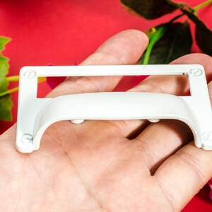 Pair of White Tags Pulls Card Office Label Alloy Conch Cup Handle ...