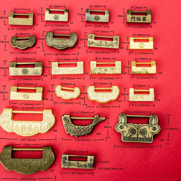 Antique Chinese Locks - Etsy