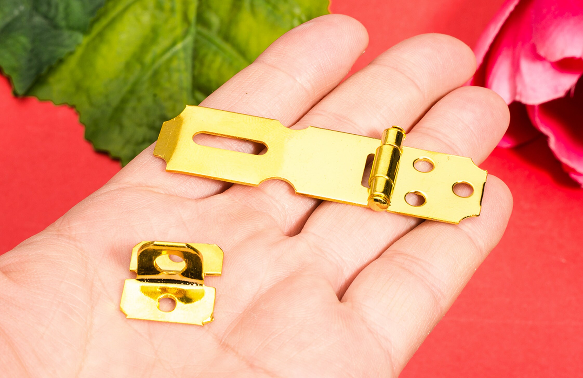 5 Small Yellow Hasp Iron Catch Latches Wooden Box Buckle - Etsy