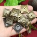 50 Accent Trim Spacers Flower Square Shape Decoration, Vintage Iron ...